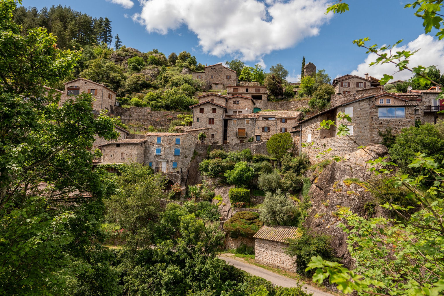 Village de caractère de Jaujac - Via Ardèche